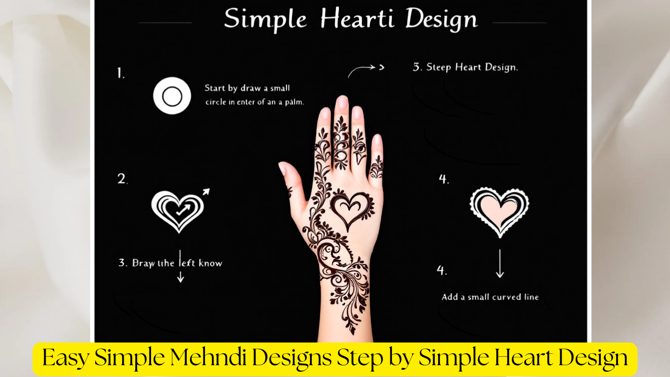 25+ Step-by-Step Easy Simple Mehndi Designs with Photos
